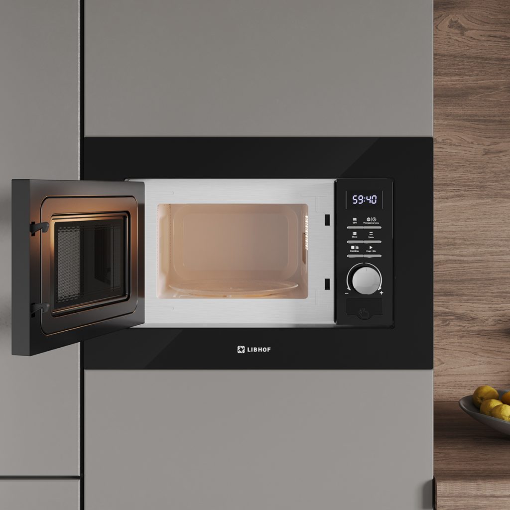 Встраиваемая микроволновая печь MOS-2120 black - LIBHOF